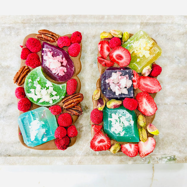 Silky Gem™ Crystal Candy Chocolate Bar | Silky Gem Crystal Candy