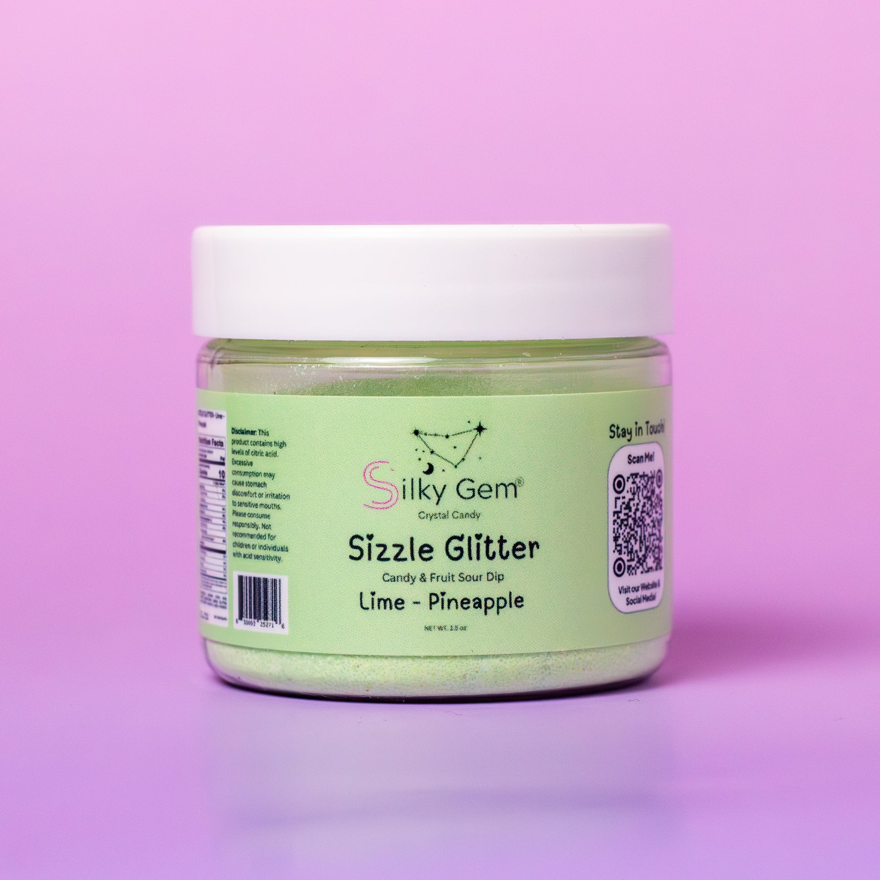 Silky Gem® Lime-Pineapple Sizzle Glitter | Silky Gem Crystal Candy