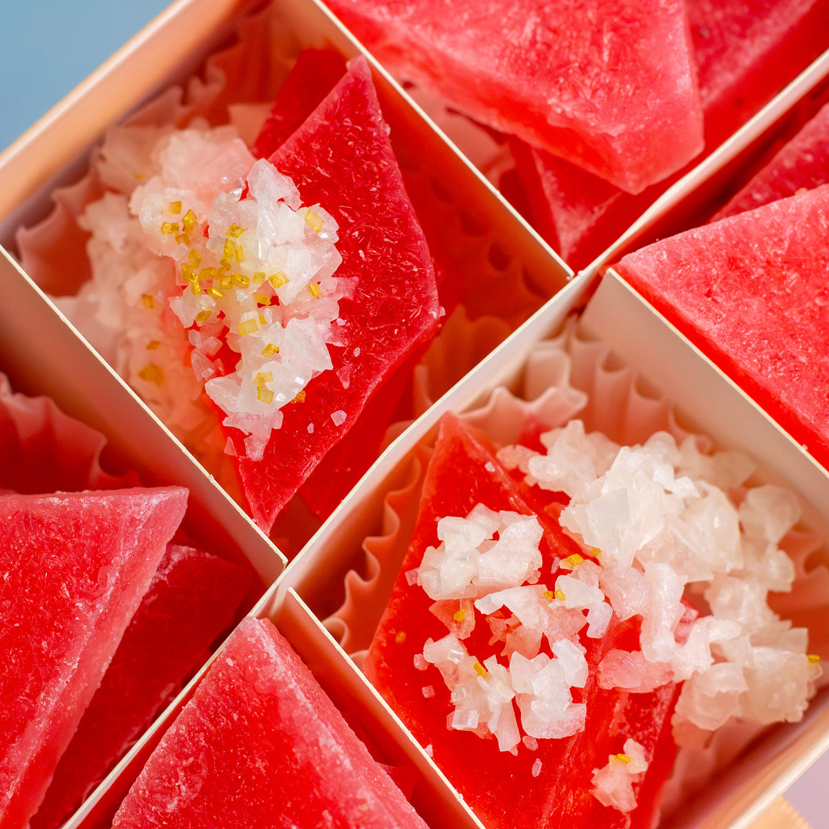 Strawberry Rubellite Crystal Jelly Candy | Strawberry Kohakutou | Silky ...