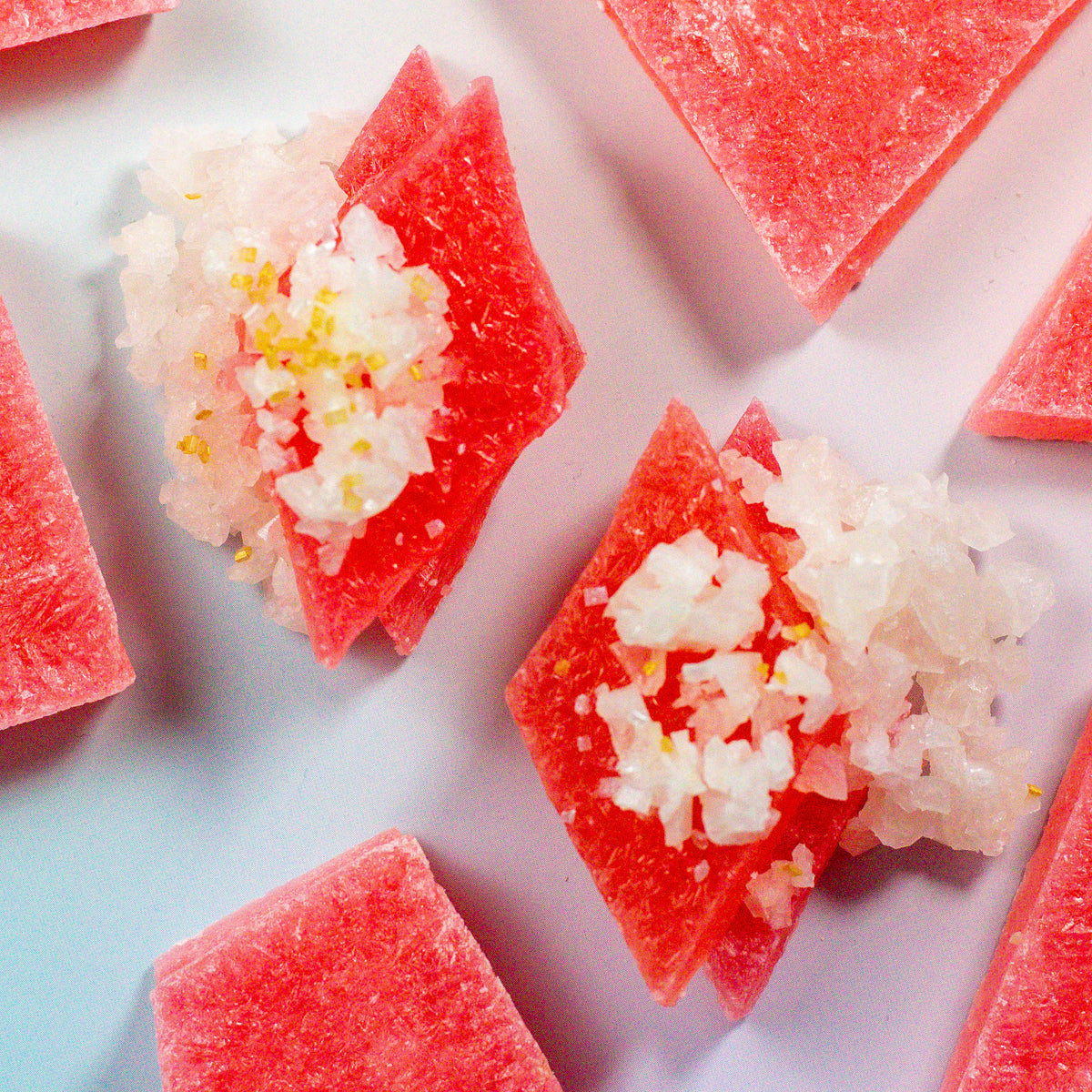 Strawberry Rubellite Crystal Jelly Candy | Strawberry Kohakutou | Silky ...