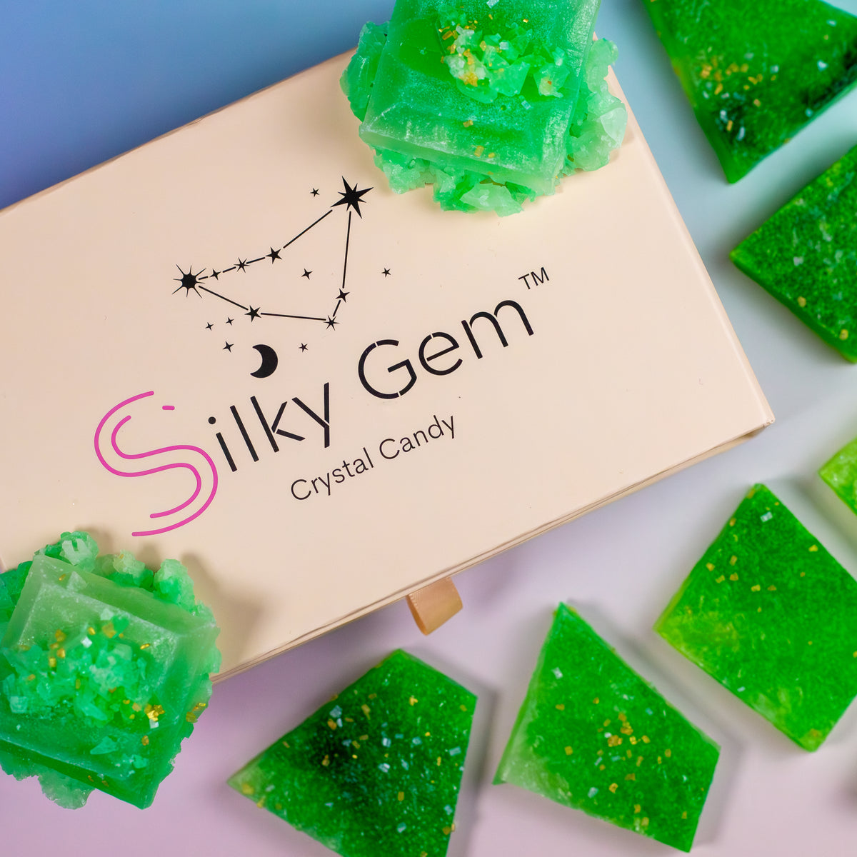 Apple & Pear Kohakutou | Green Crystal Candy | Silky Gem Crystal Candy