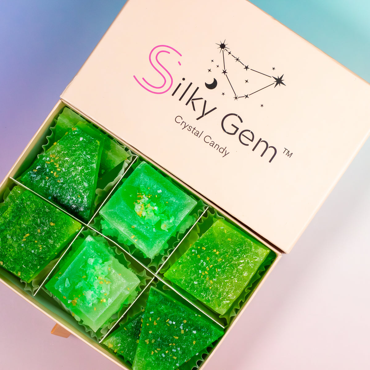 Apple & Pear Kohakutou | Green Crystal Candy | Silky Gem Crystal Candy