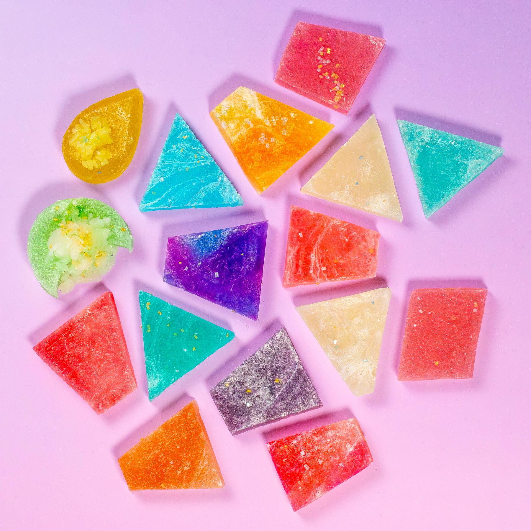 Treasure Box | Edible Crystal Selection Box | Silky Gem Crystal Candy