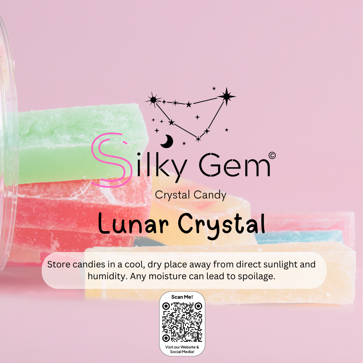 Lunar New Year Kohakutou | Handmade Crystal Candy | Silky Gem Crystal Candy