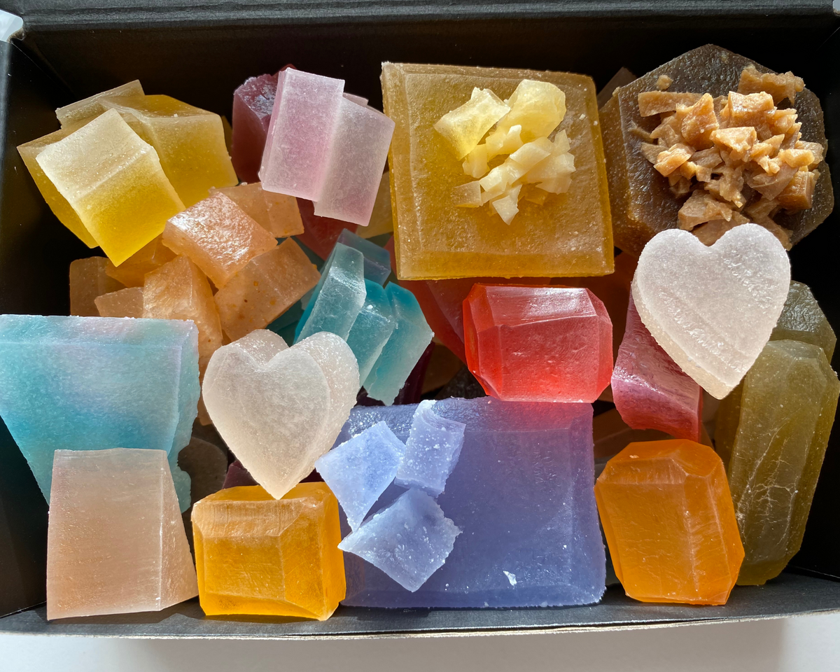 Treasure Box | Edible Crystal Selection Box | Silky Gem Crystal Candy