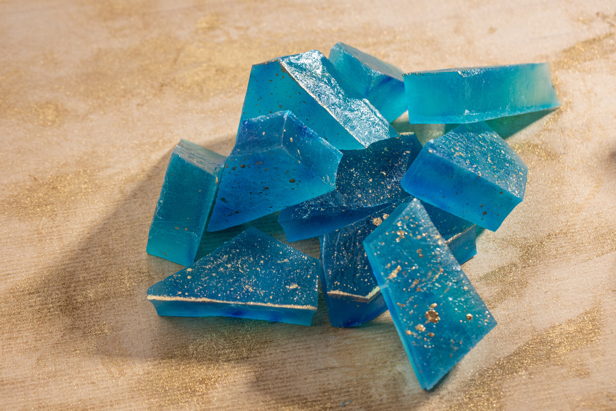 Blue Raspberry Crystal Candy | Tangy Raspberry Kohakutou | Silky Gem ...